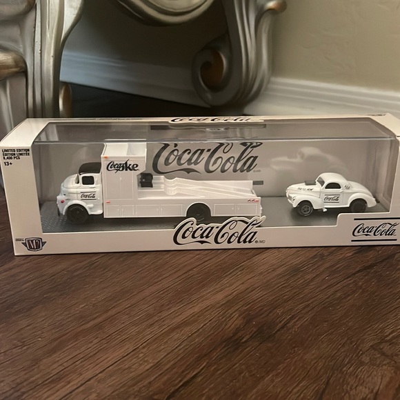 M2 Machines | Toys | M2 Machines Cocacola Auto Haulers 957 Dodge Coe 1941 Willys Coupe Gasser ...